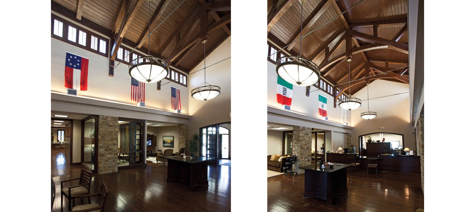 Timberlyne Commercial | Bank Lobby Trusses