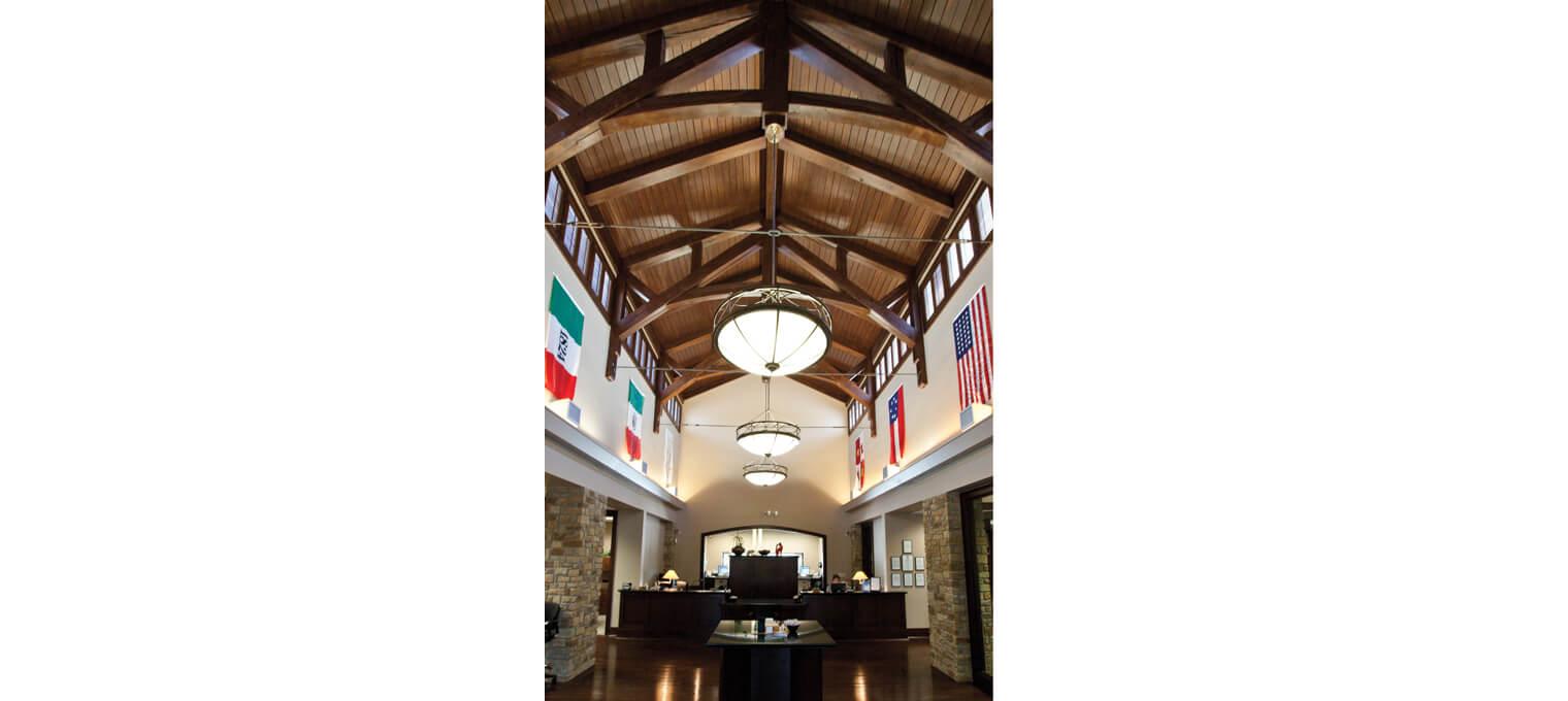 Timberlyne Commercial | Bank Lobby Trusses