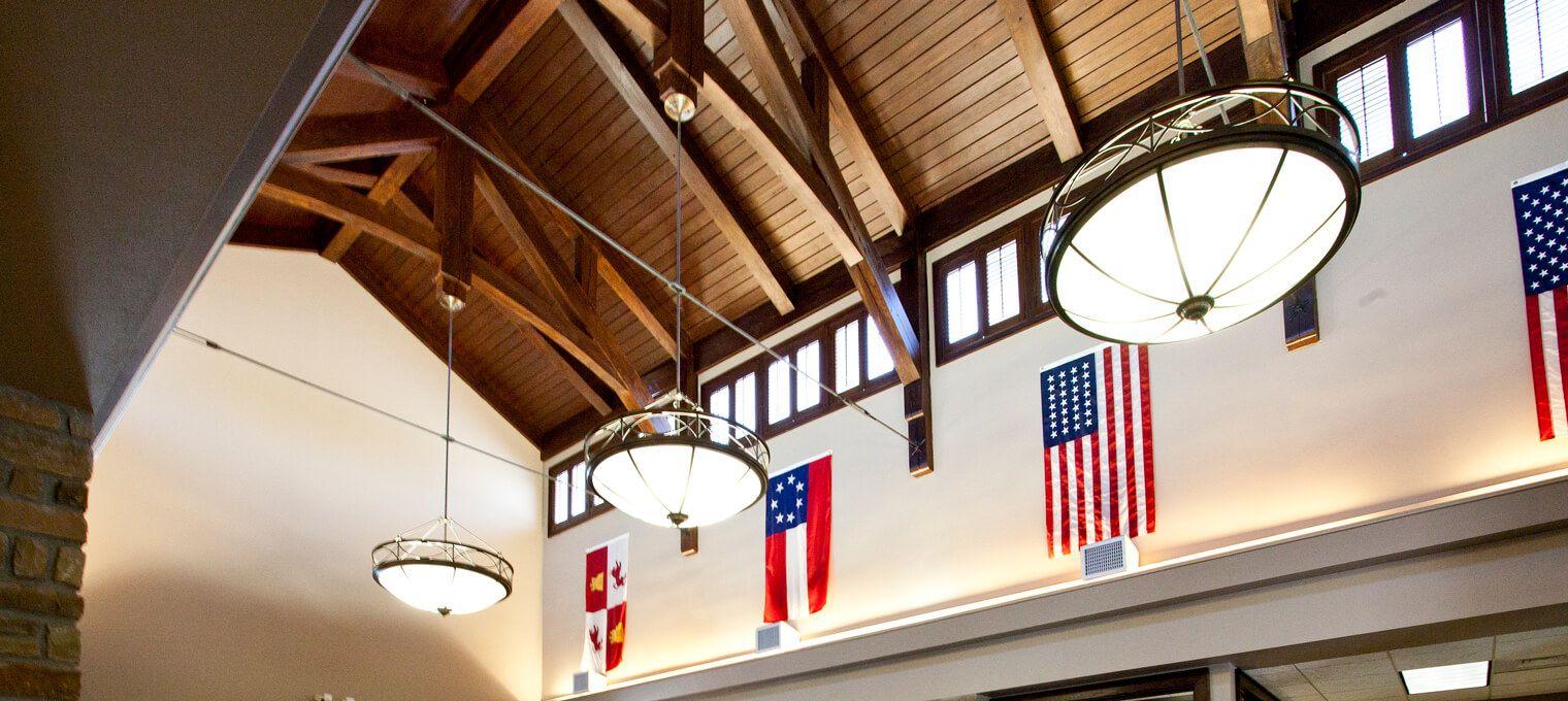 Timberlyne Commercial | Bank Lobby Trusses